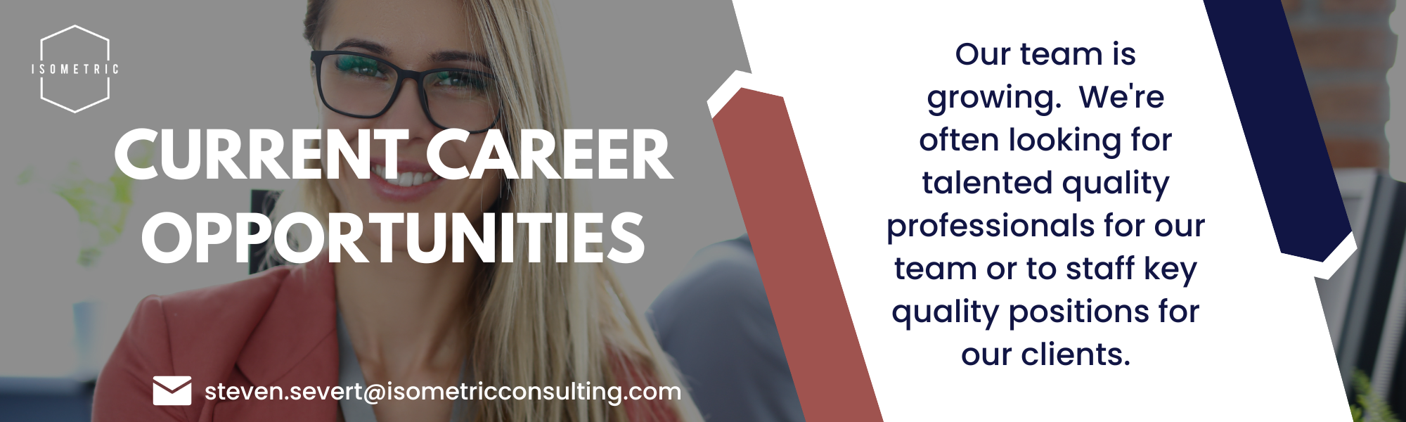 Career Opportunities – ISOMETRIC CONSULTING